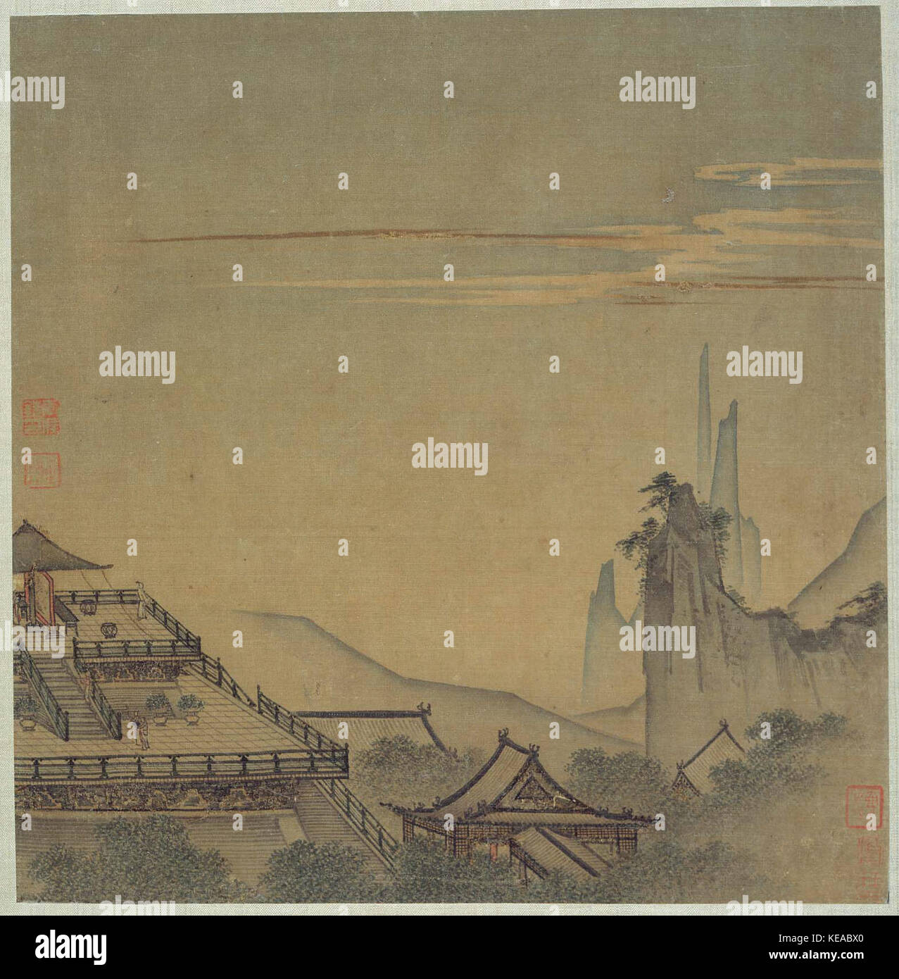 Southern song dynasty or early yuan dynasty hi-res stock photography ...