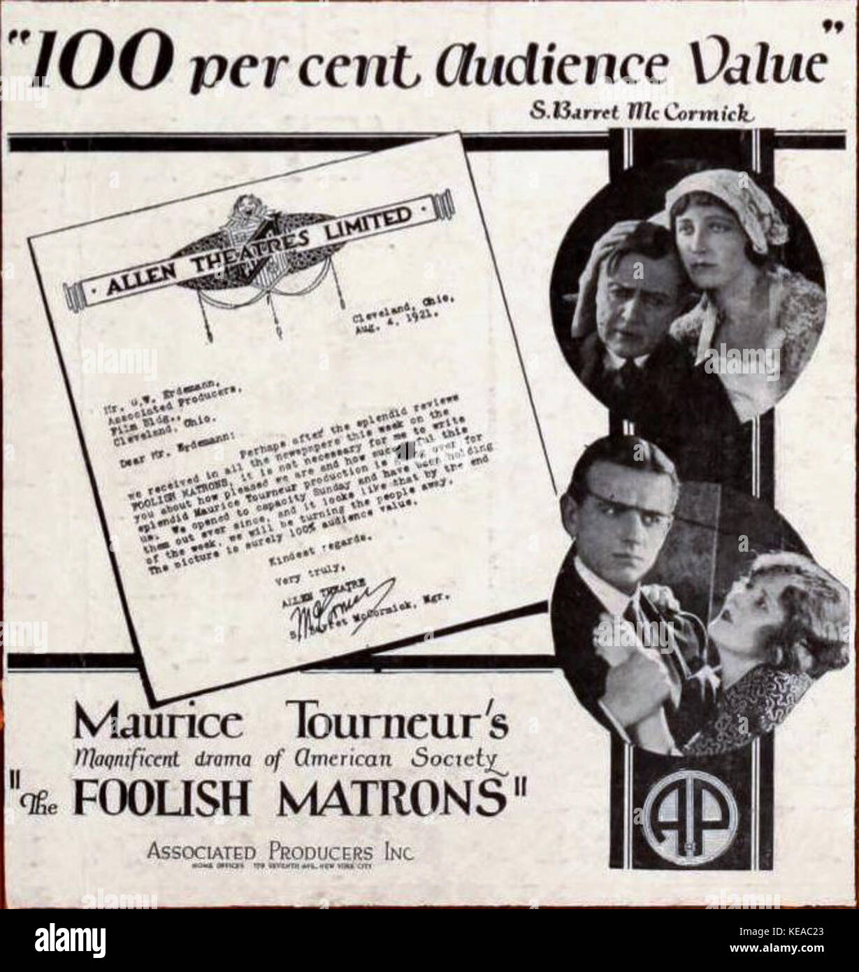 The Foolish Matrons (1921) 7 Stock Photo - Alamy