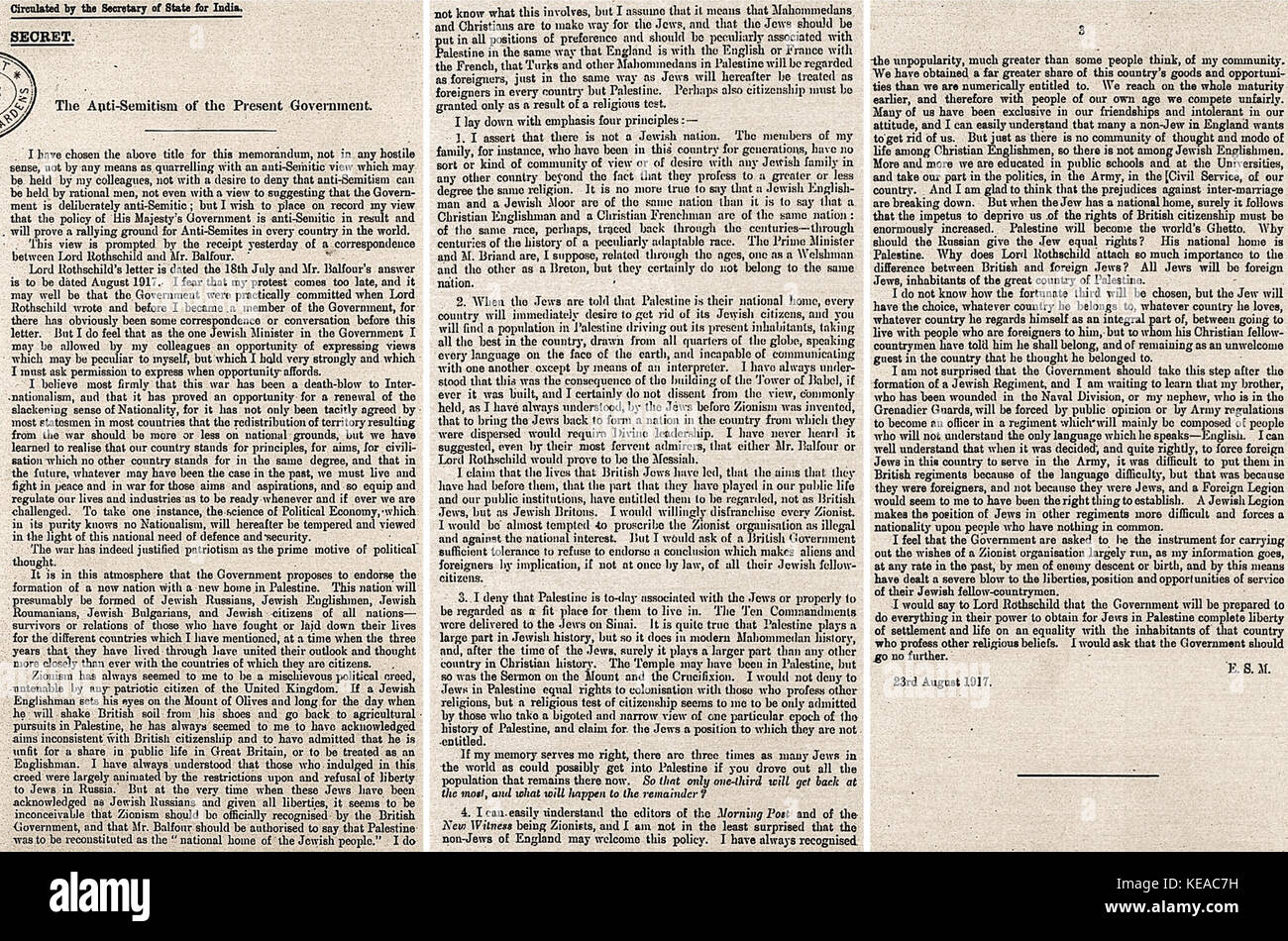 Edwin montagu hi-res stock photography and images - Alamy