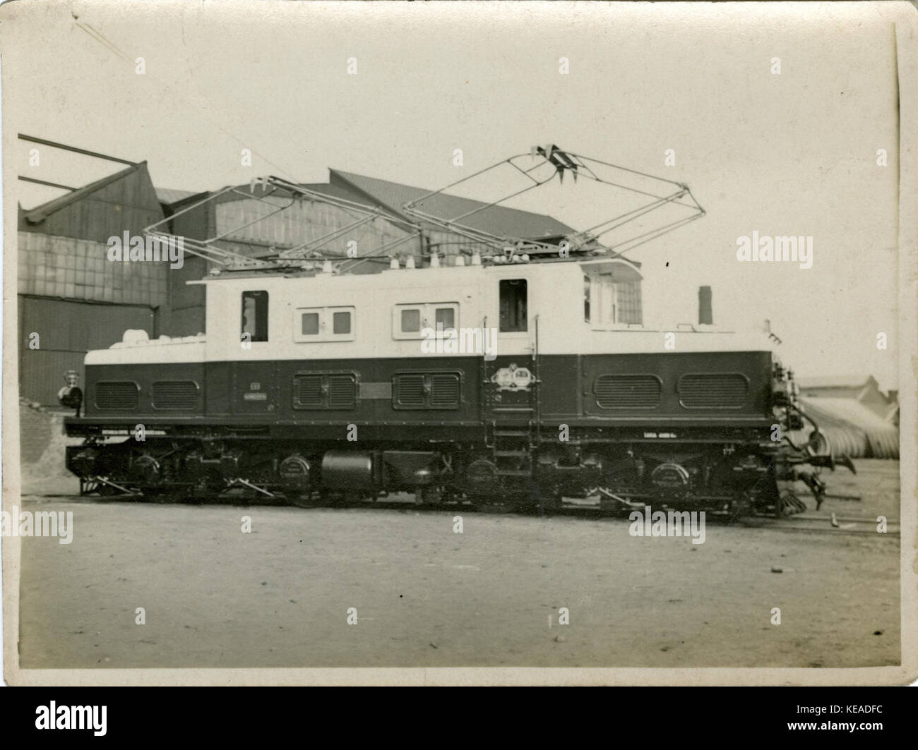 FEVE Series 4000 locomotive Ganguren Stock Photo - Alamy
