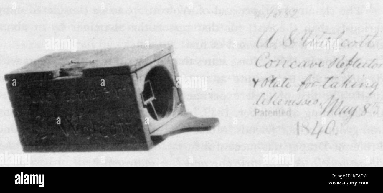 Wolcott camera 1840 Stock Photo - Alamy
