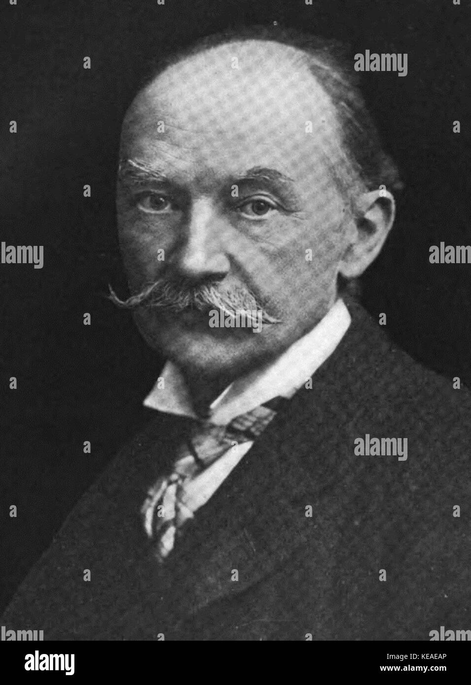 This refers to an image or portrait of Thomas Hardy, the famous English ...