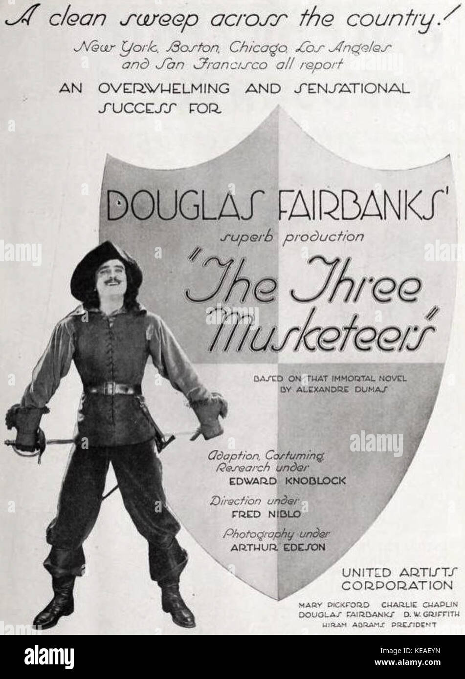 The Three Musketeers (1921) 12 Stock Photo - Alamy