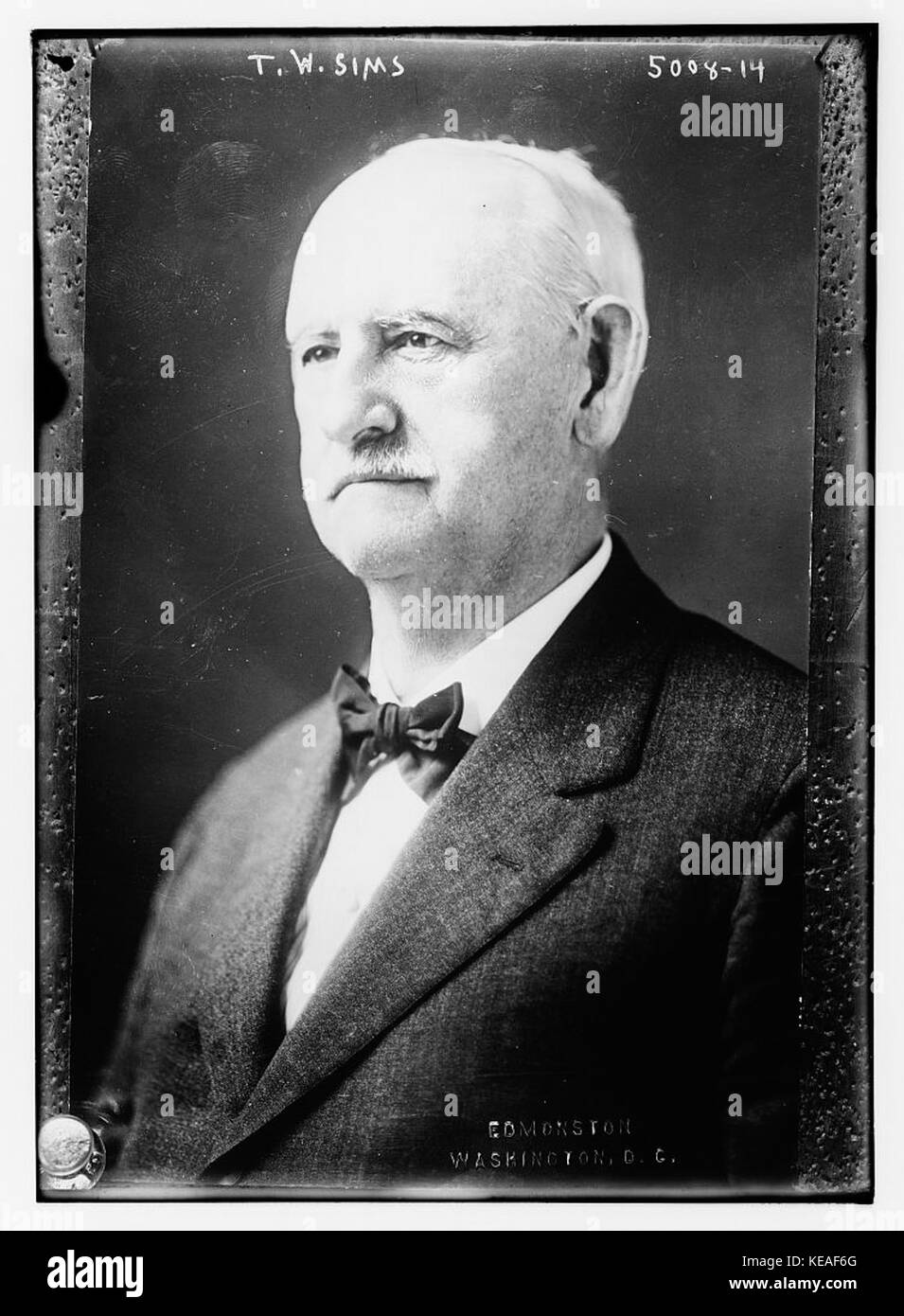 Thetus W. Sims circa 1919 by David Edmonston Stock Photo - Alamy
