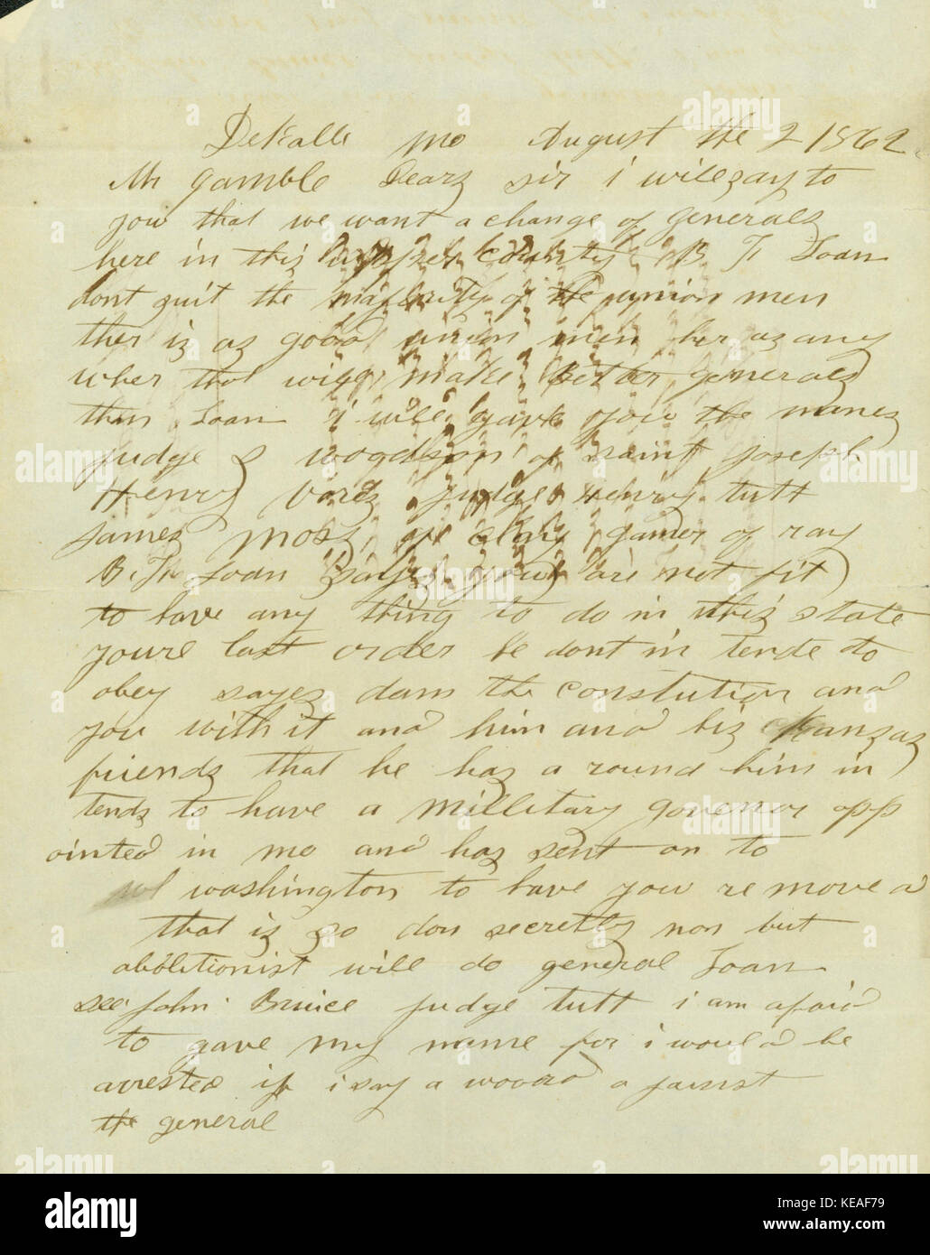 Hamilton letter hi-res stock photography and images - Alamy