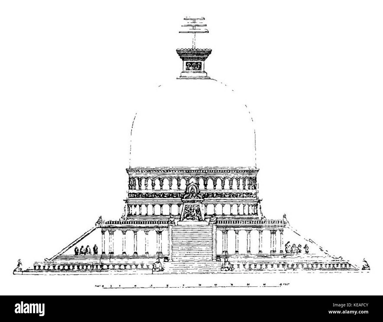 Ahin Posh stupa Stock Photo - Alamy