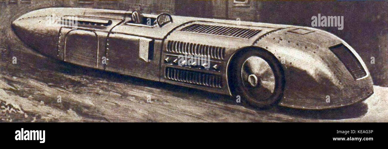 La Sunbeam 1000 HP d'Henry Segrave en 1927 Stock Photo - Alamy