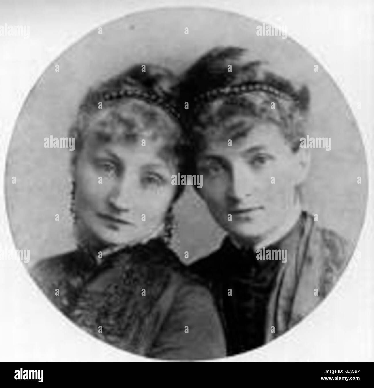 Virginia Bateman with her sister Isabel Bateman Stock Photo - Alamy