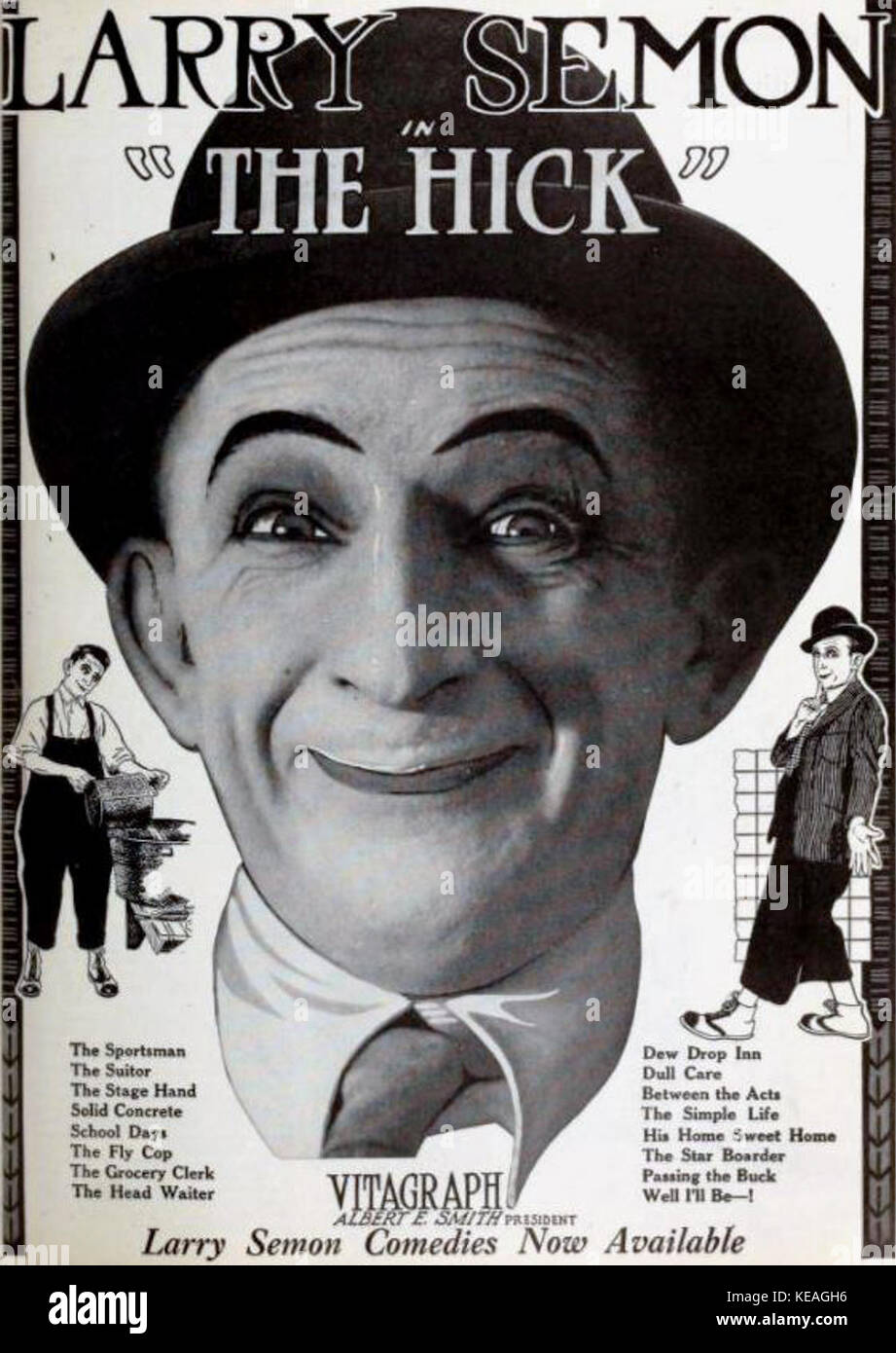 The Hick (1921) 5 Stock Photo - Alamy
