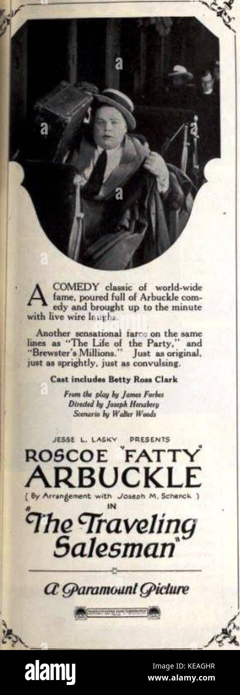 'Traveling Salesman' (1921) is a silent film that portrays the life and ...