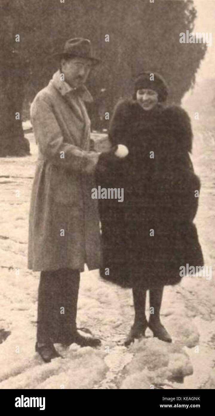 William Beaudine & Alice Maison Feb 1921 EH Stock Photo - Alamy