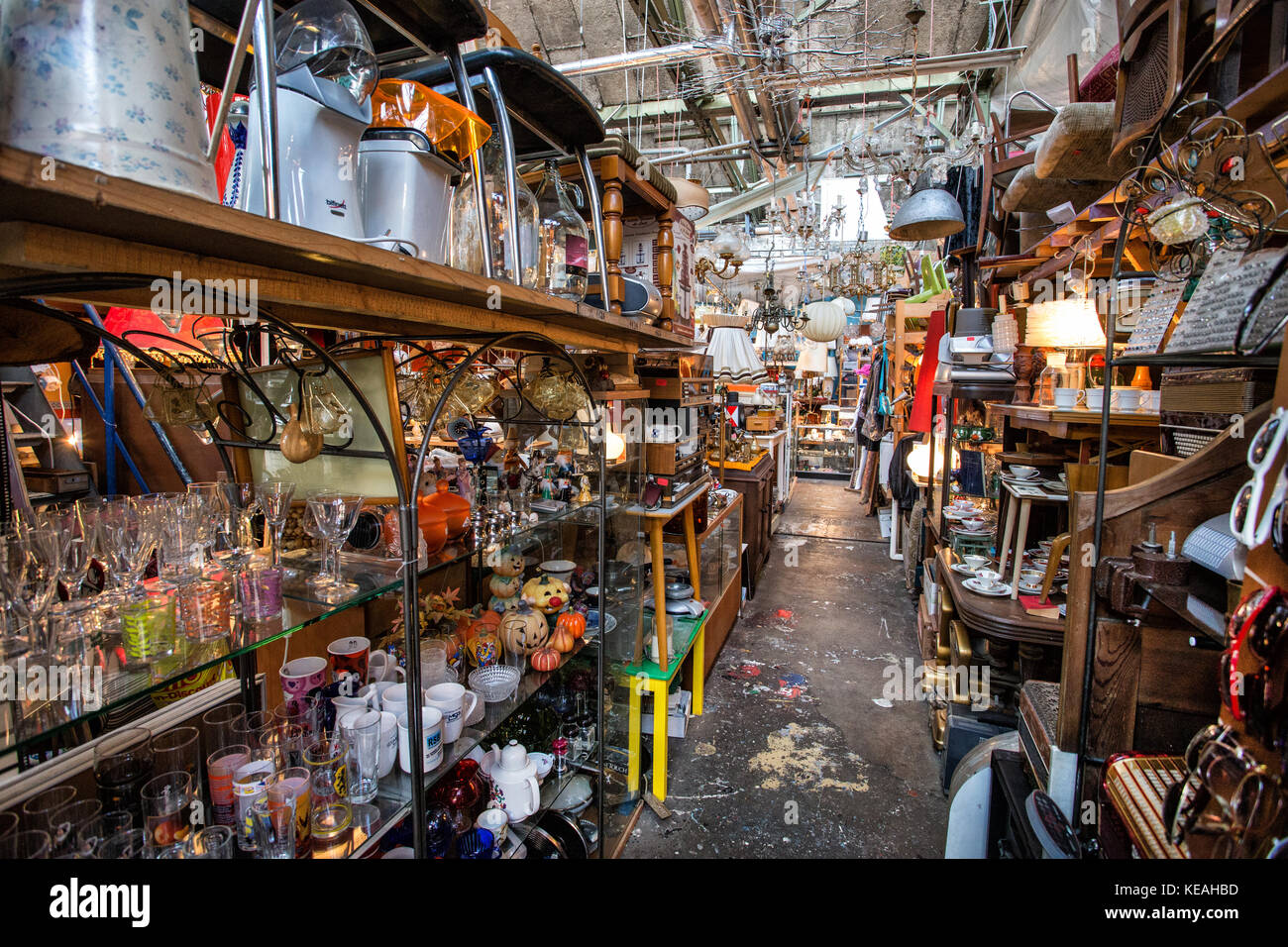 Flea market, Berlin, Germany Stock Photo - Alamy