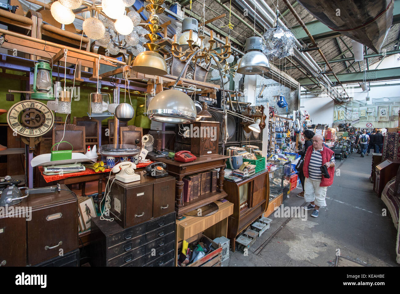 Flea market, Berlin, Germany Stock Photo - Alamy