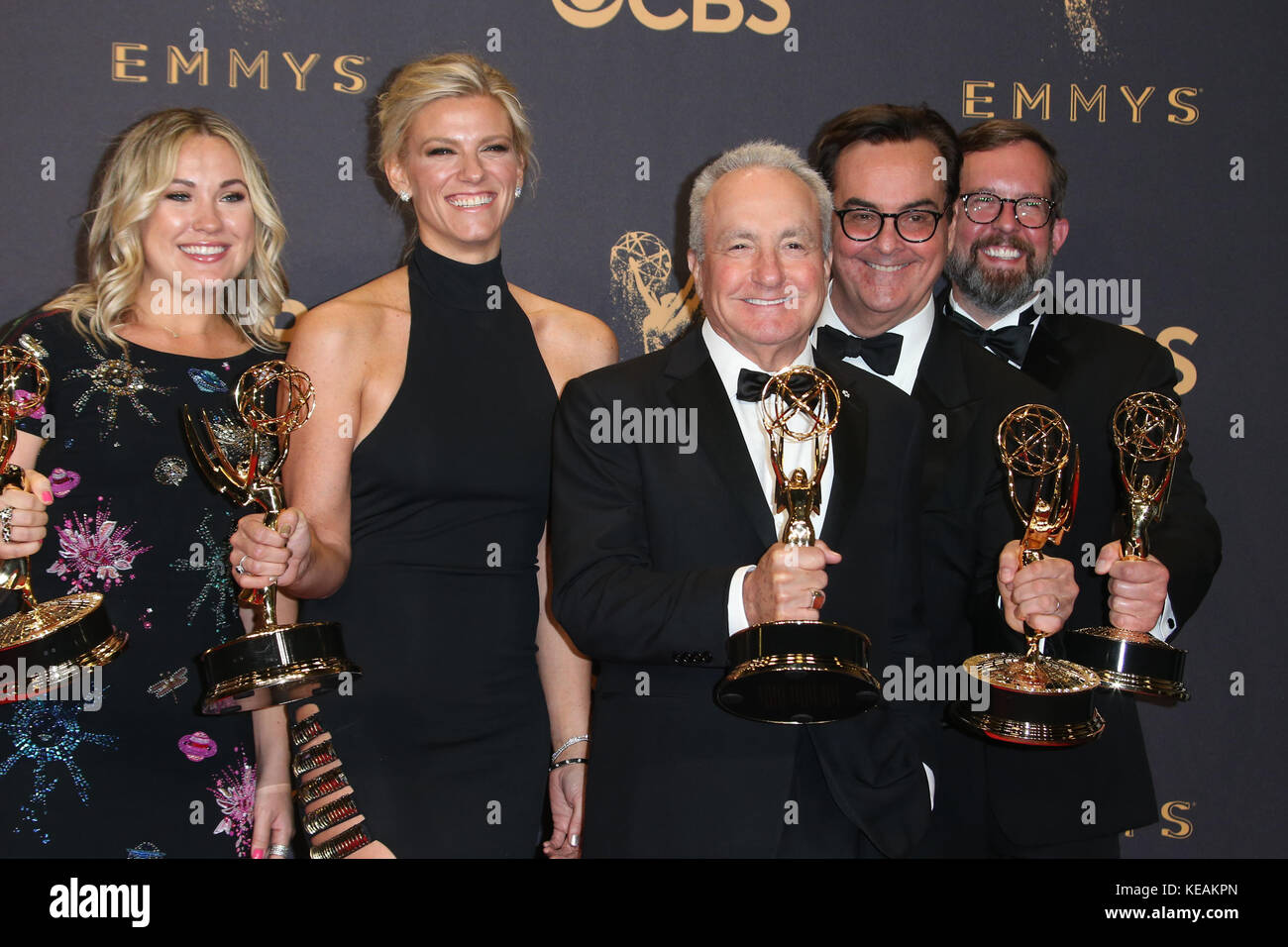 The 69th Emmy Awards - Press Room At The Microsoft Theater In Los ...