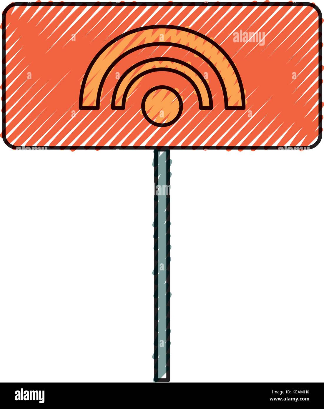 wireless sign vector illustration Stock Vector Image & Art - Alamy