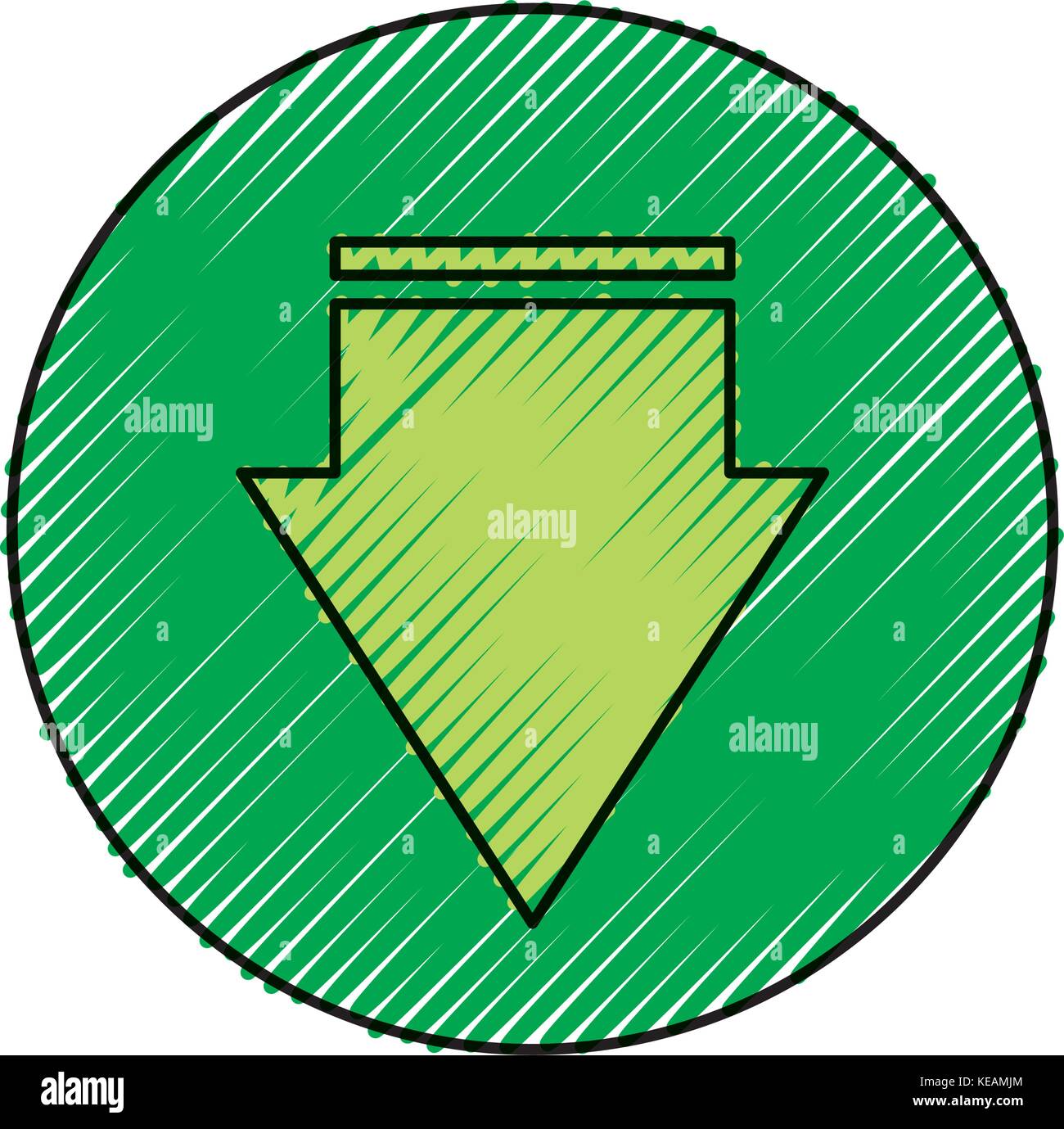 arrow sign vector illustration Stock Vector Image & Art - Alamy