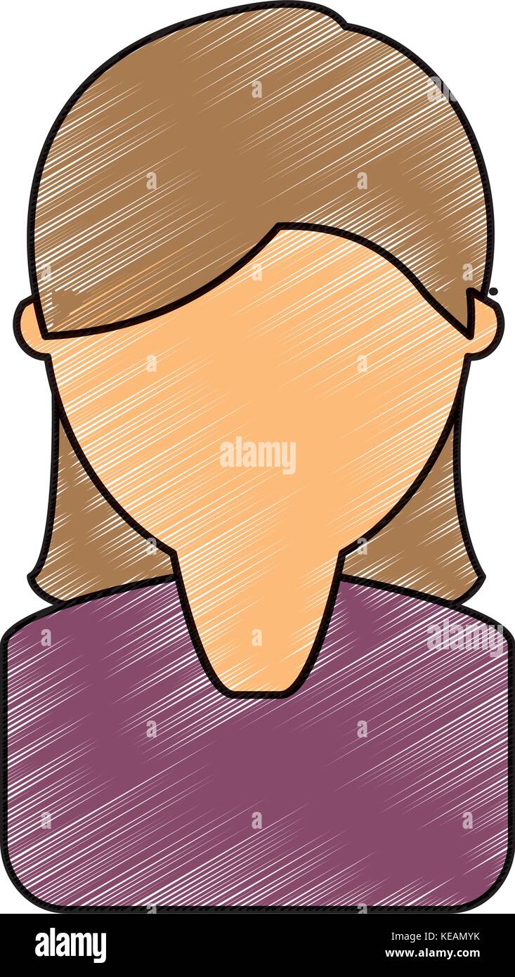 woman face vector illustration Stock Vector Image & Art - Alamy