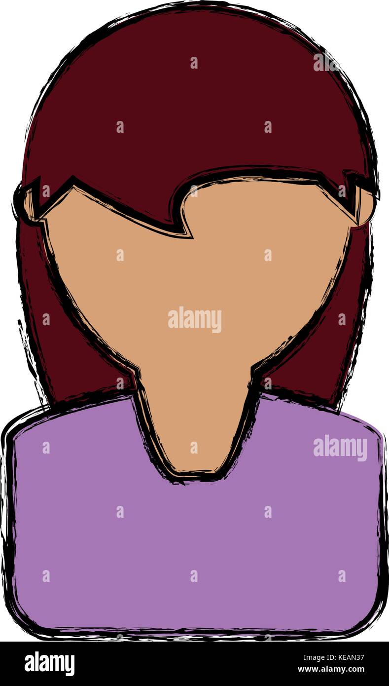 woman face vector illustration Stock Vector Image & Art - Alamy