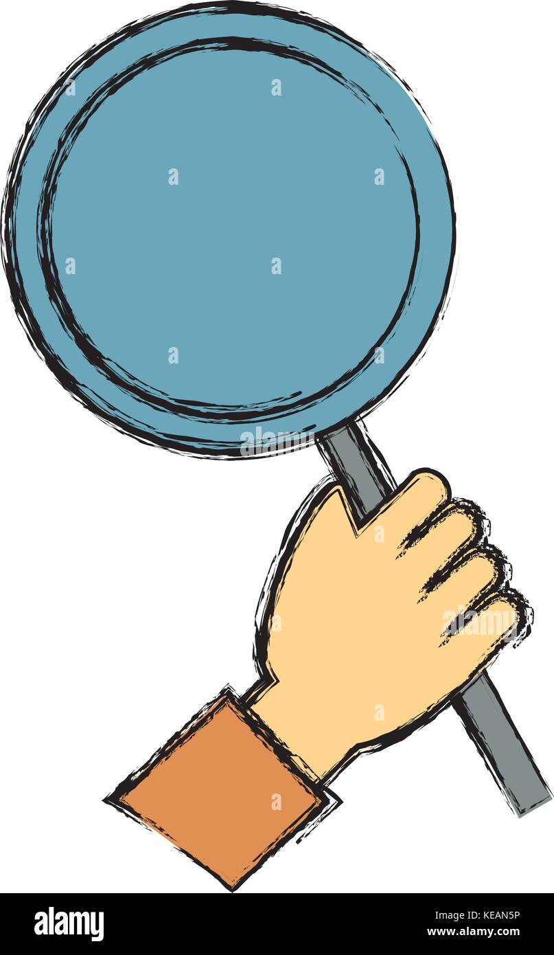 hand with trafic sign vector illustration Stock Vector Image & Art - Alamy