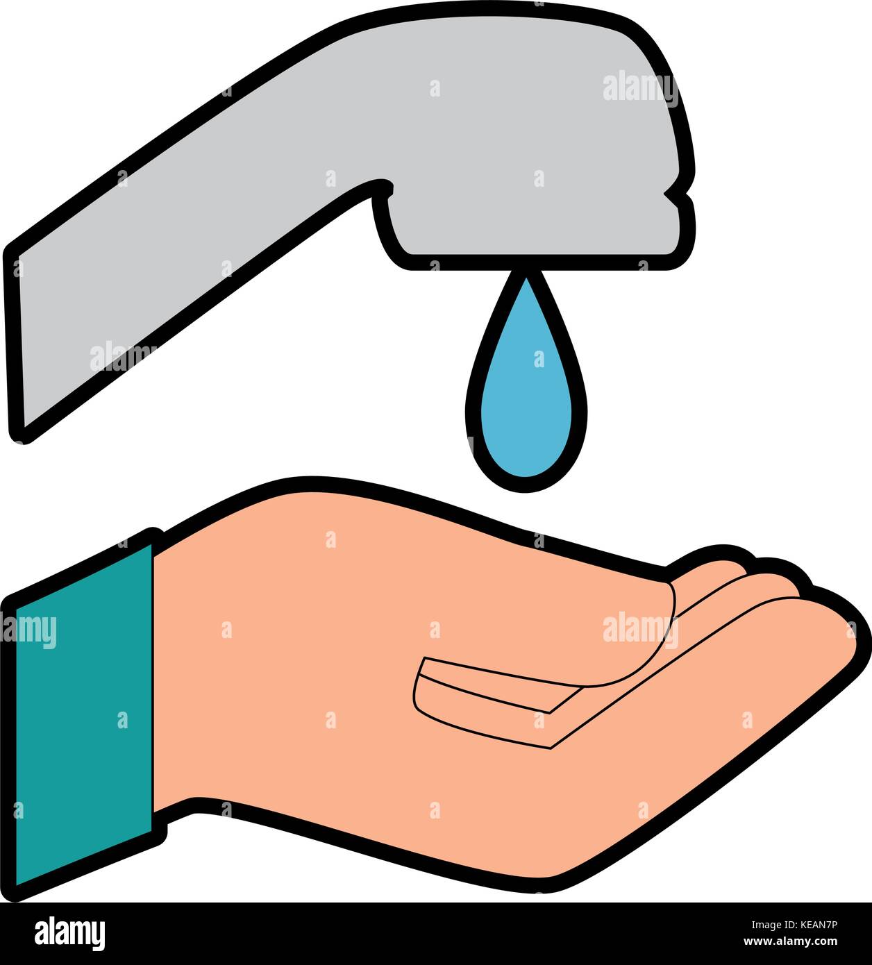 hand washing isolated icon vector illustration design Stock Vector ...