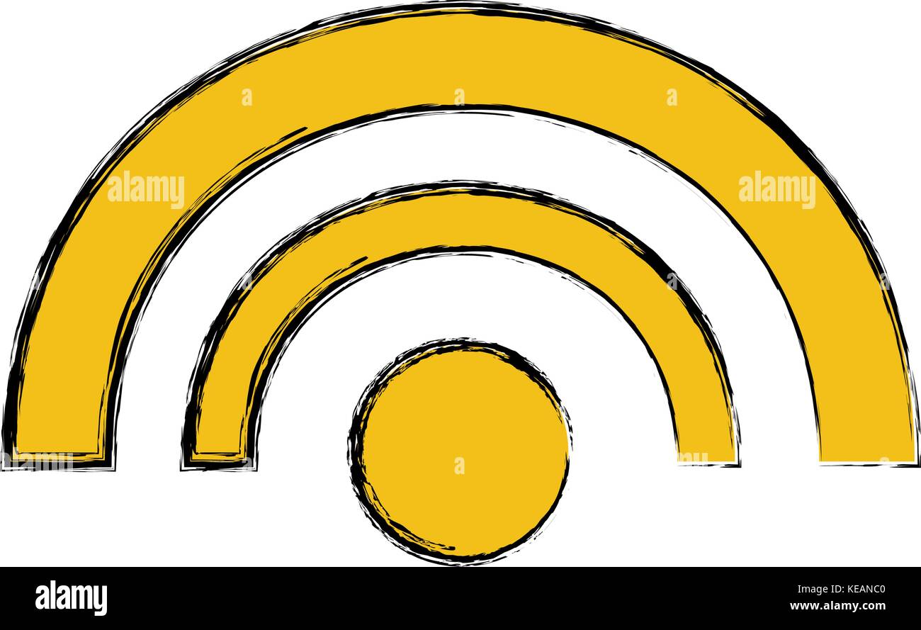 wireless sign vector illustration Stock Vector Image & Art - Alamy