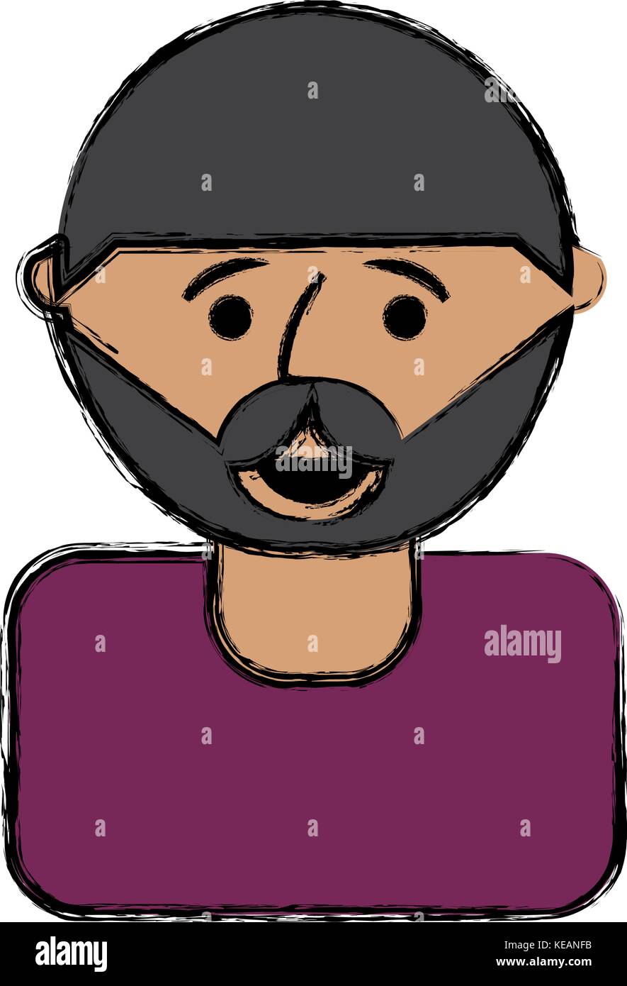 man face vector illustration Stock Vector Image & Art - Alamy