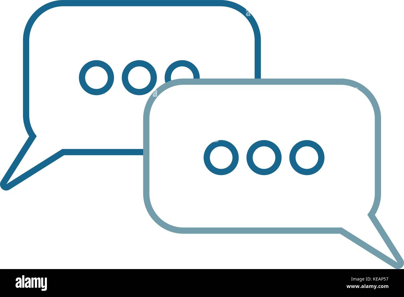 chat bubbles vector illustration Stock Vector Image & Art - Alamy