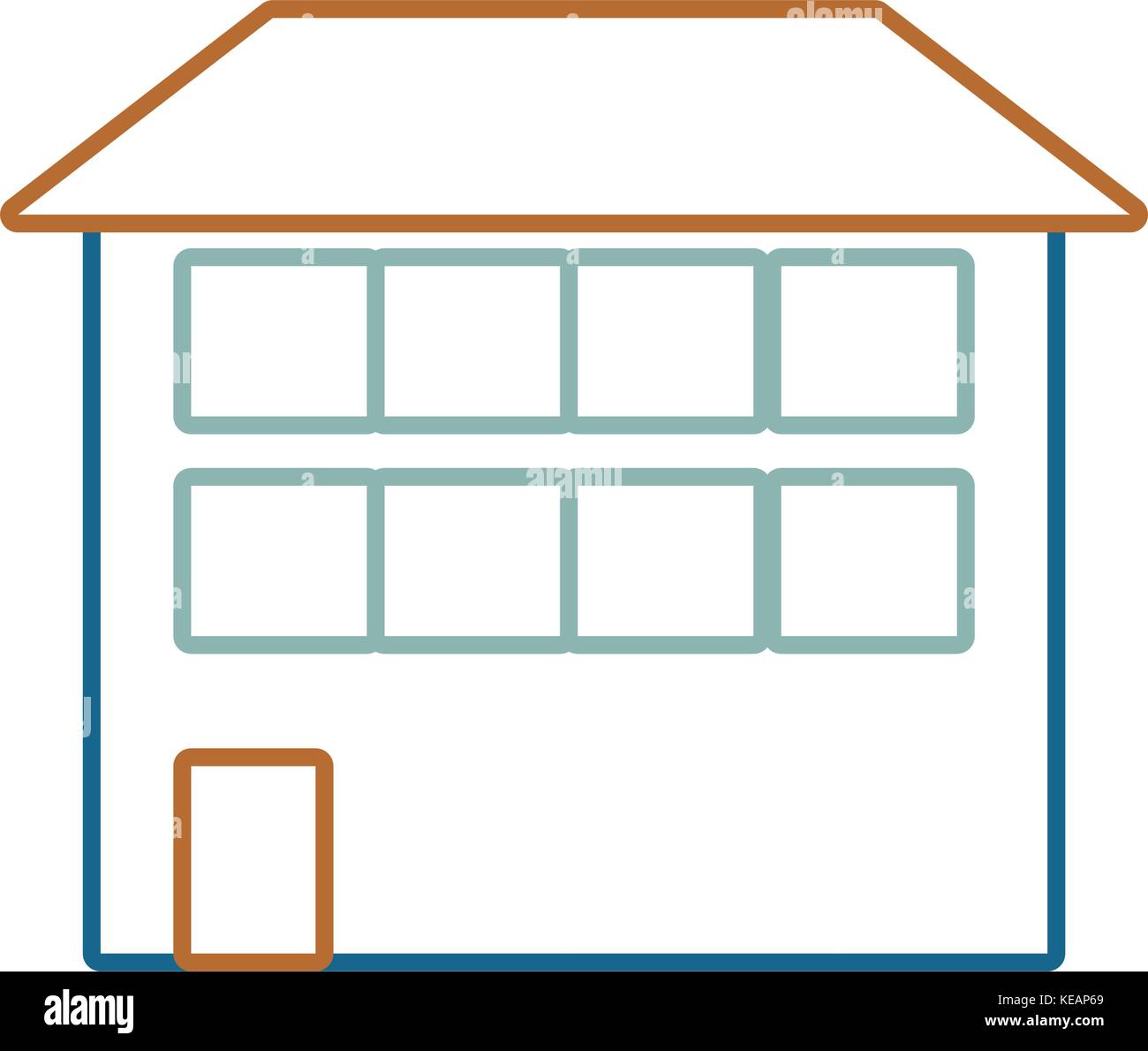 House with family building and housing luxurious Stock Vector Images ...