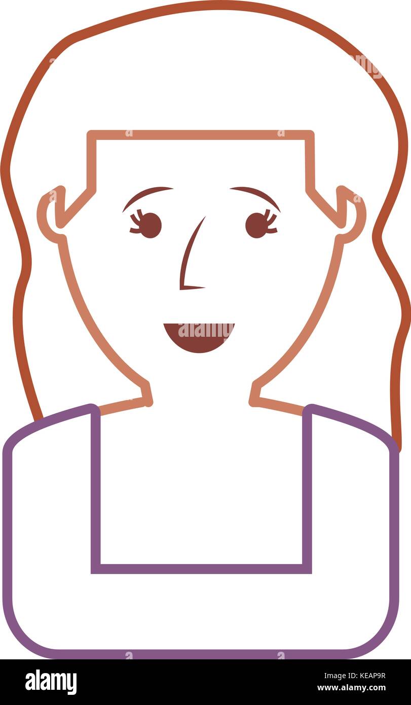 woman face vector illustration Stock Vector Image & Art - Alamy