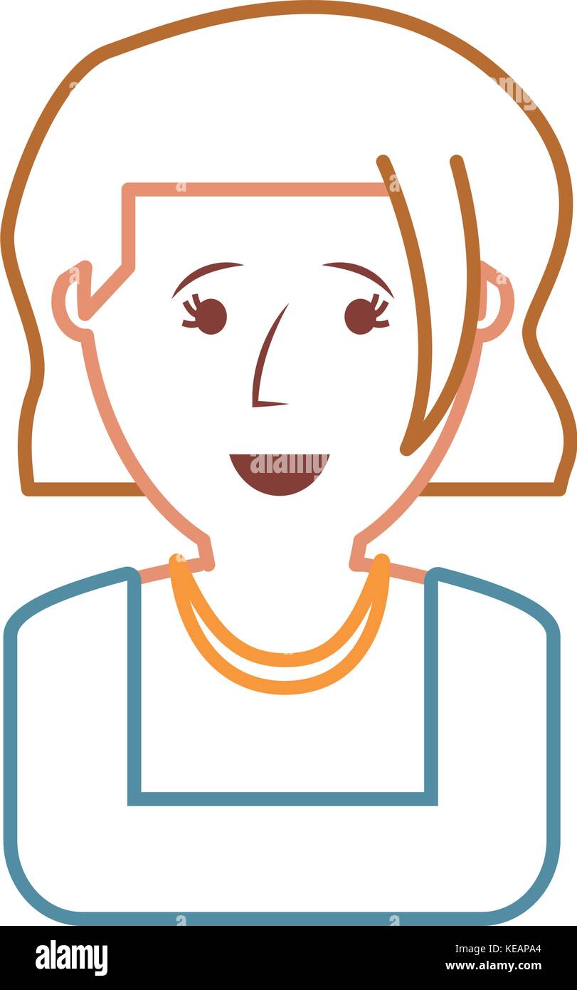 woman face vector illustration Stock Vector Image & Art - Alamy