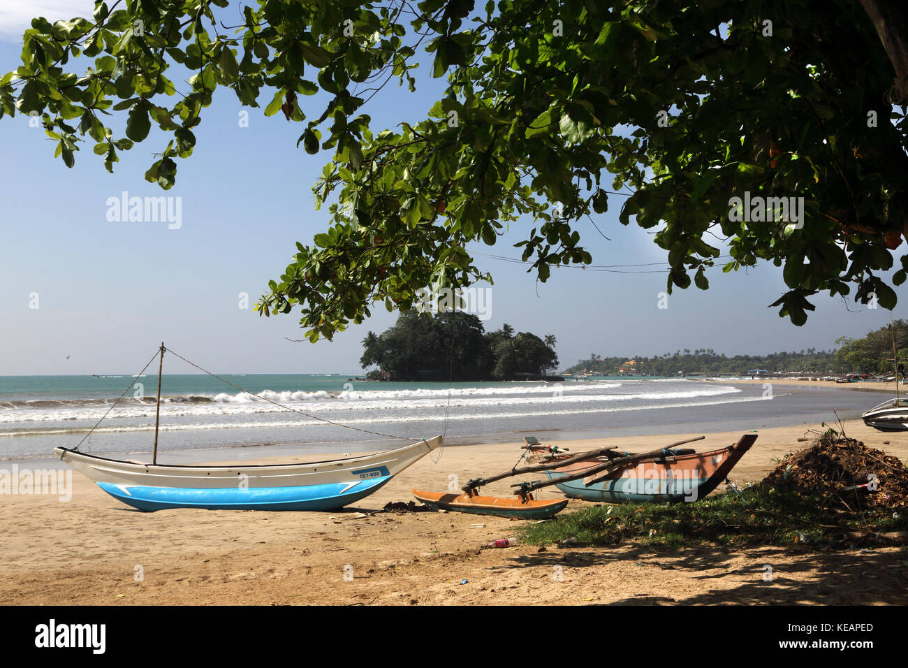 Taprobane Island Weligama Bay Southern Province Sri Lanka Stock Photo ...