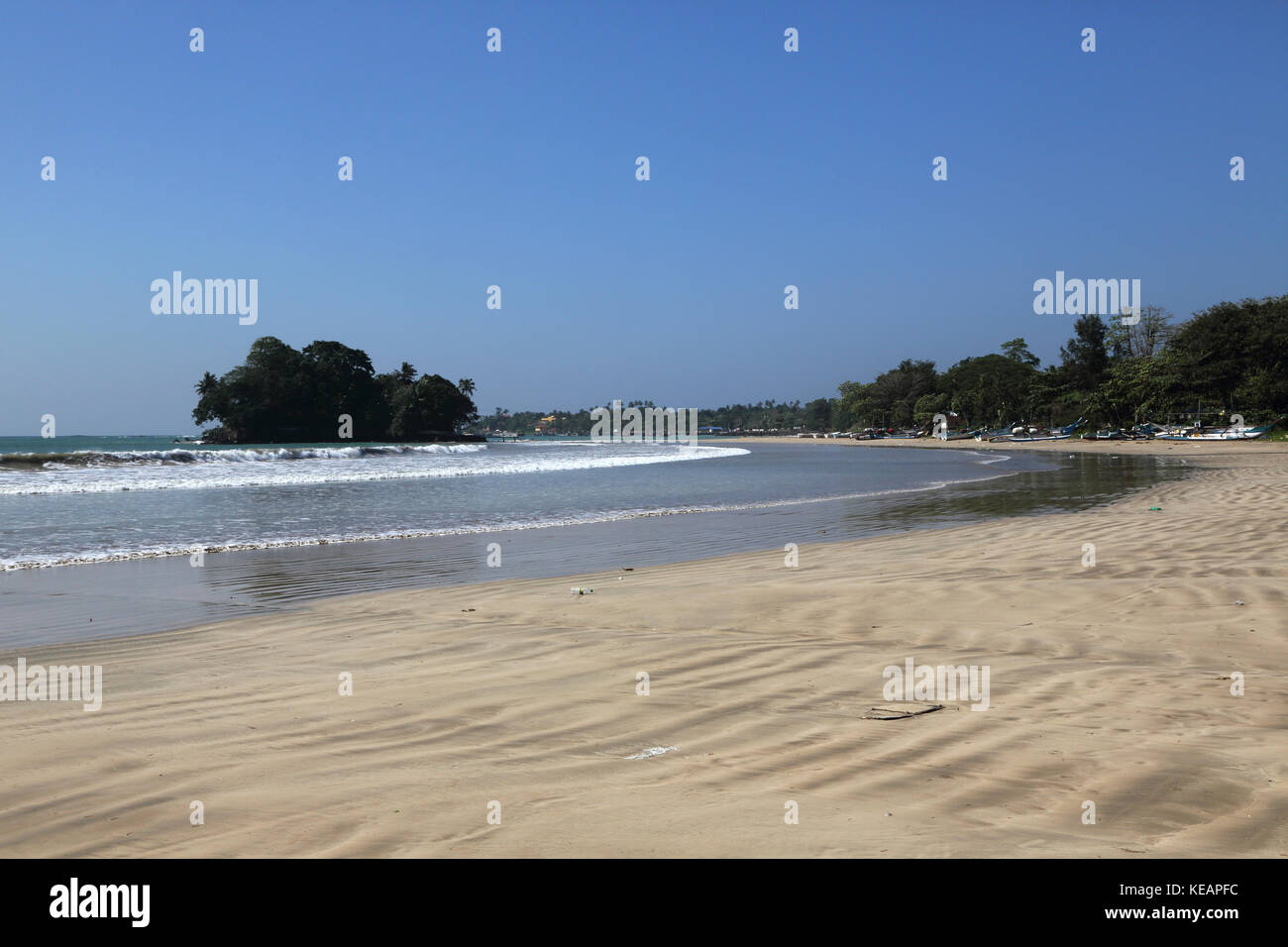Taprobane Island Weligama Bay Southern Province Sri Lanka Stock Photo ...