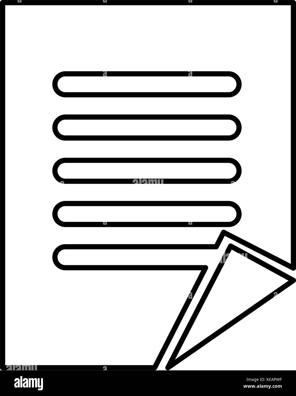 Official paper vector vectors Black and White Stock Photos & Images - Alamy