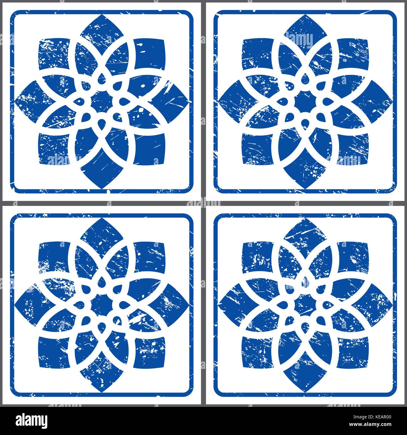 Azulejo azulejos ceramics Stock Vector Images - Alamy