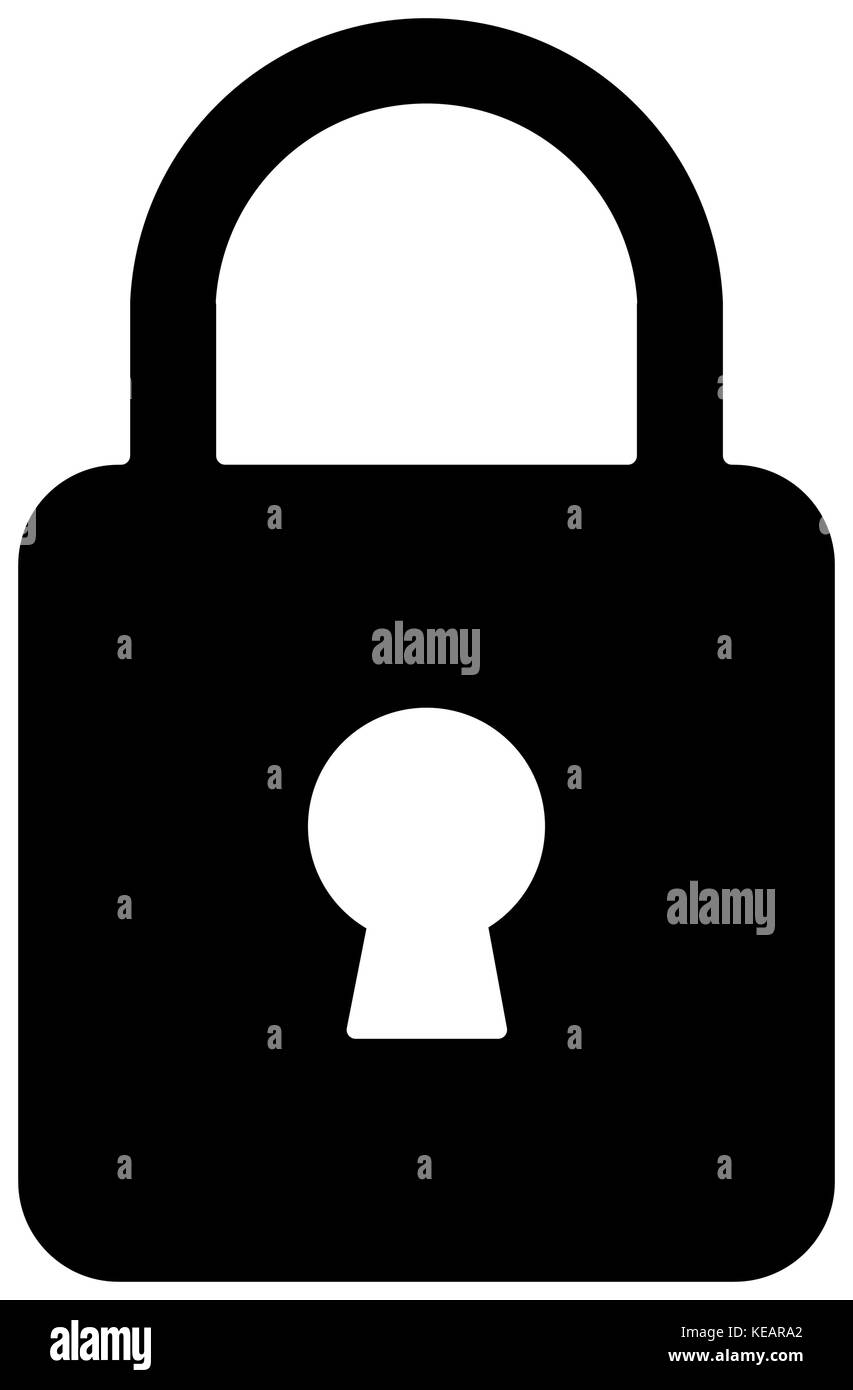 safe padlock isolated icon Stock Vector Image & Art - Alamy