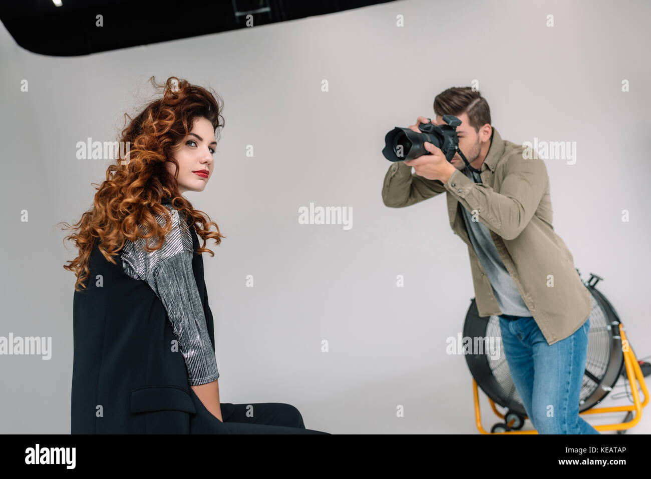 Vogue photo shoot hi-res stock photography and images - Alamy