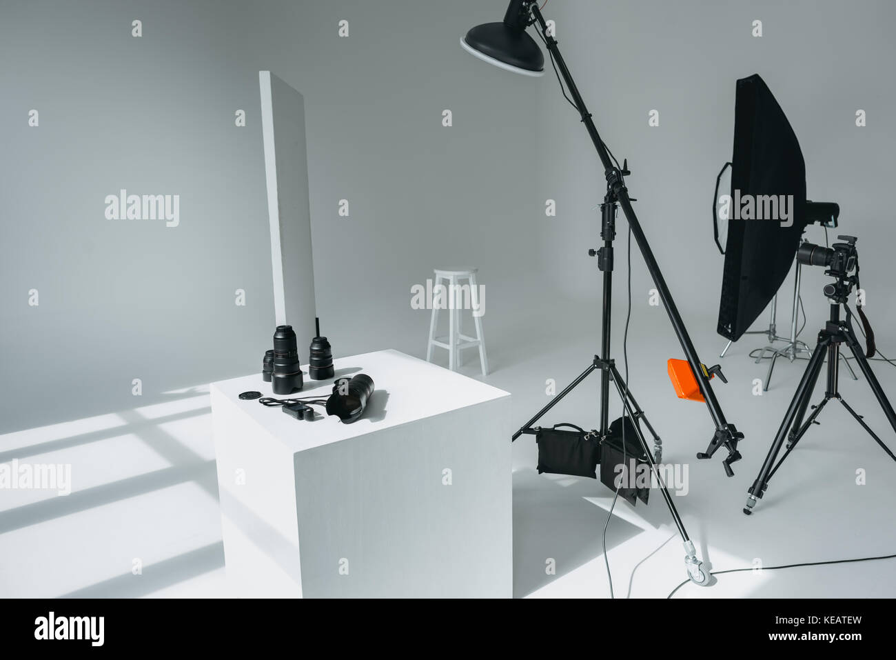 digital equipment in photo studio Stock Photo - Alamy