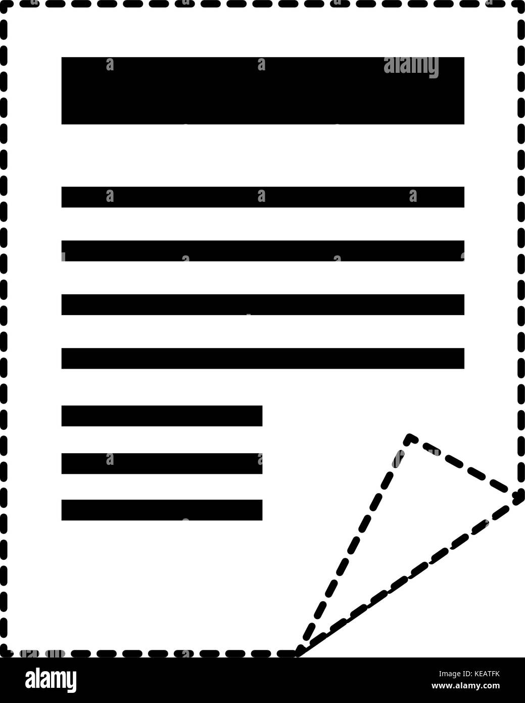 Official paper vector vectors Black and White Stock Photos & Images - Alamy