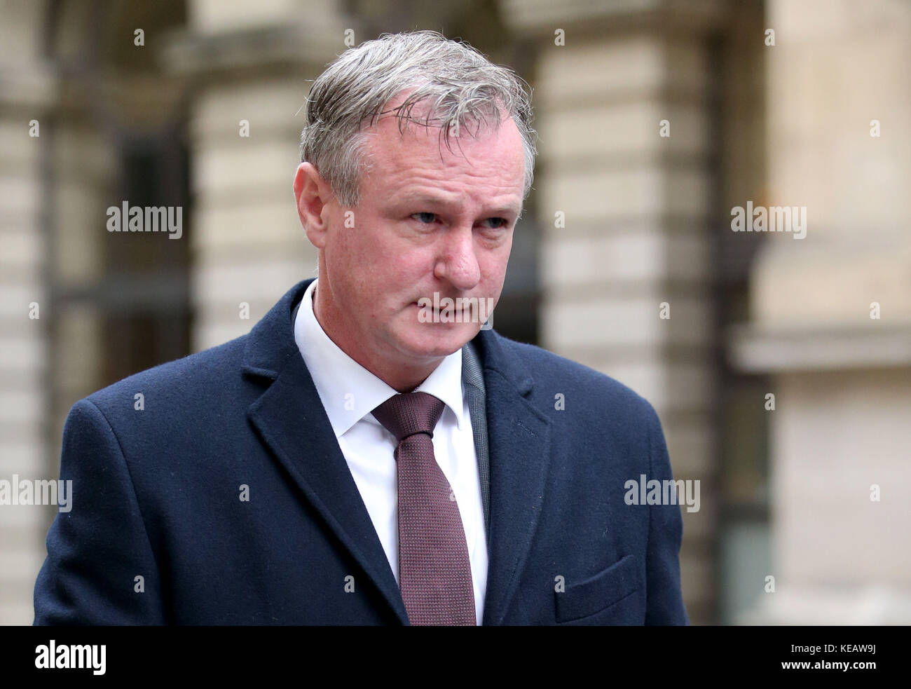 Northern Ireland football manager Michael O'Neill leaves Edinburgh ...
