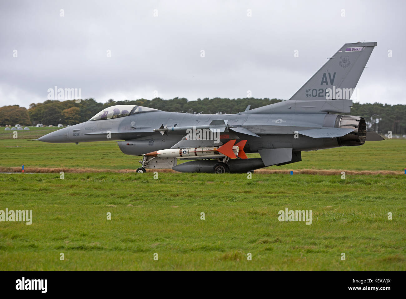 Aviano based F16CM aircraft with Beechcraft AQM-37Jayhawk air-launched ...