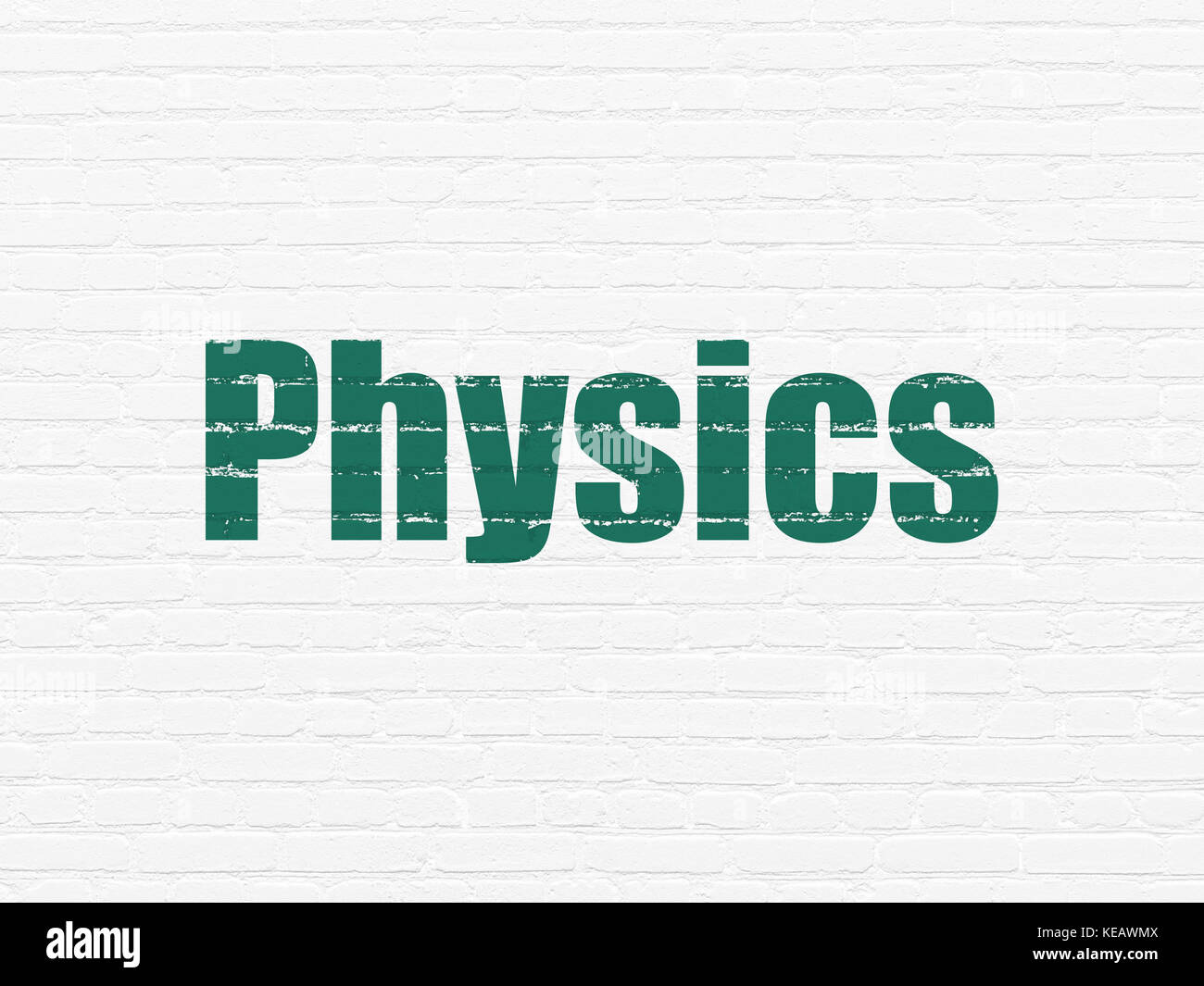 Education concept: Physics on wall background Stock Photo - Alamy