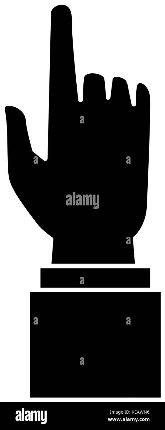 Finger selecting digital interface Stock Vector Images - Alamy