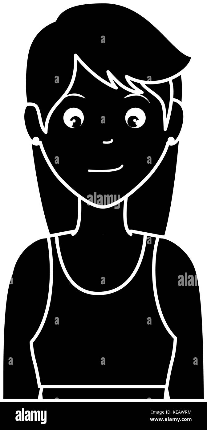 woman athlete in sports suit vector illustration design Stock Vector ...