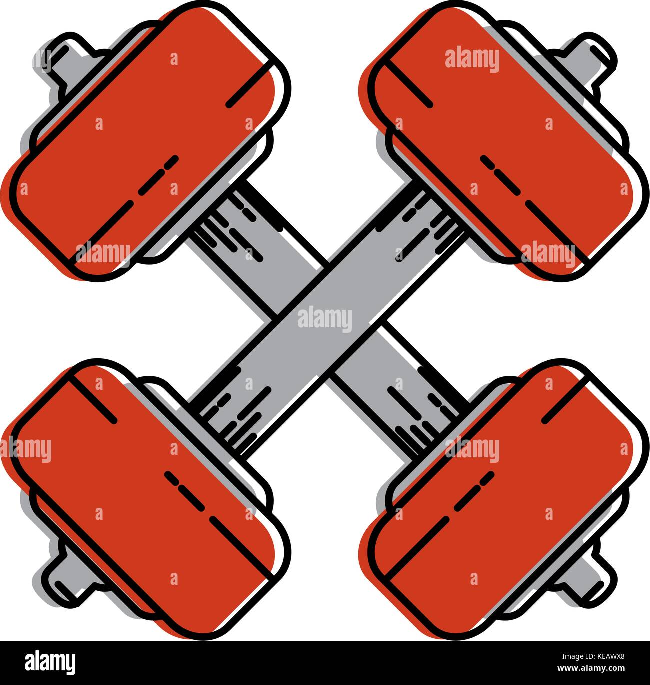 weight lifting isolated icon vector illustration design Stock Vector ...