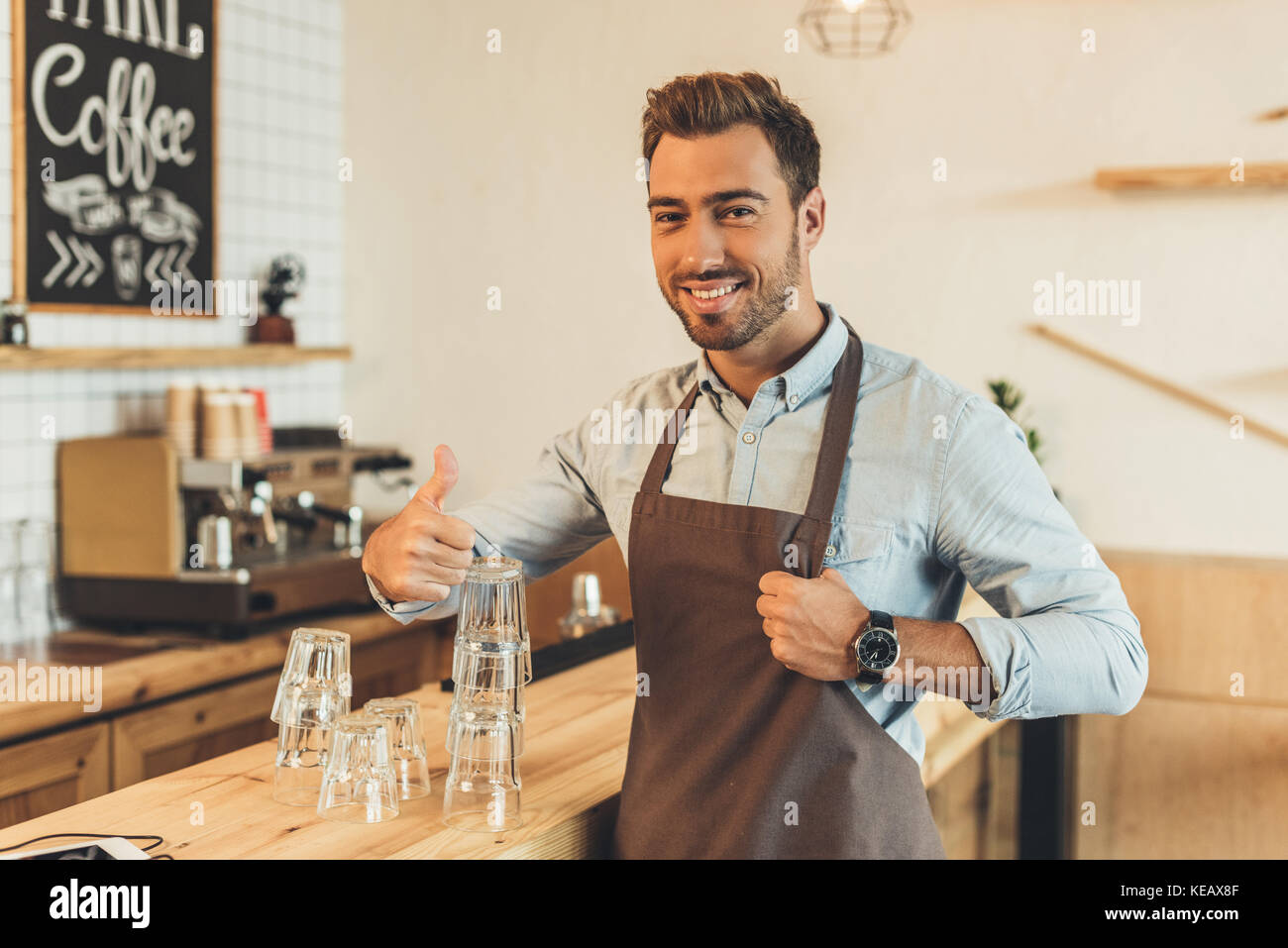 Barista stand hi-res stock photography and images - Alamy