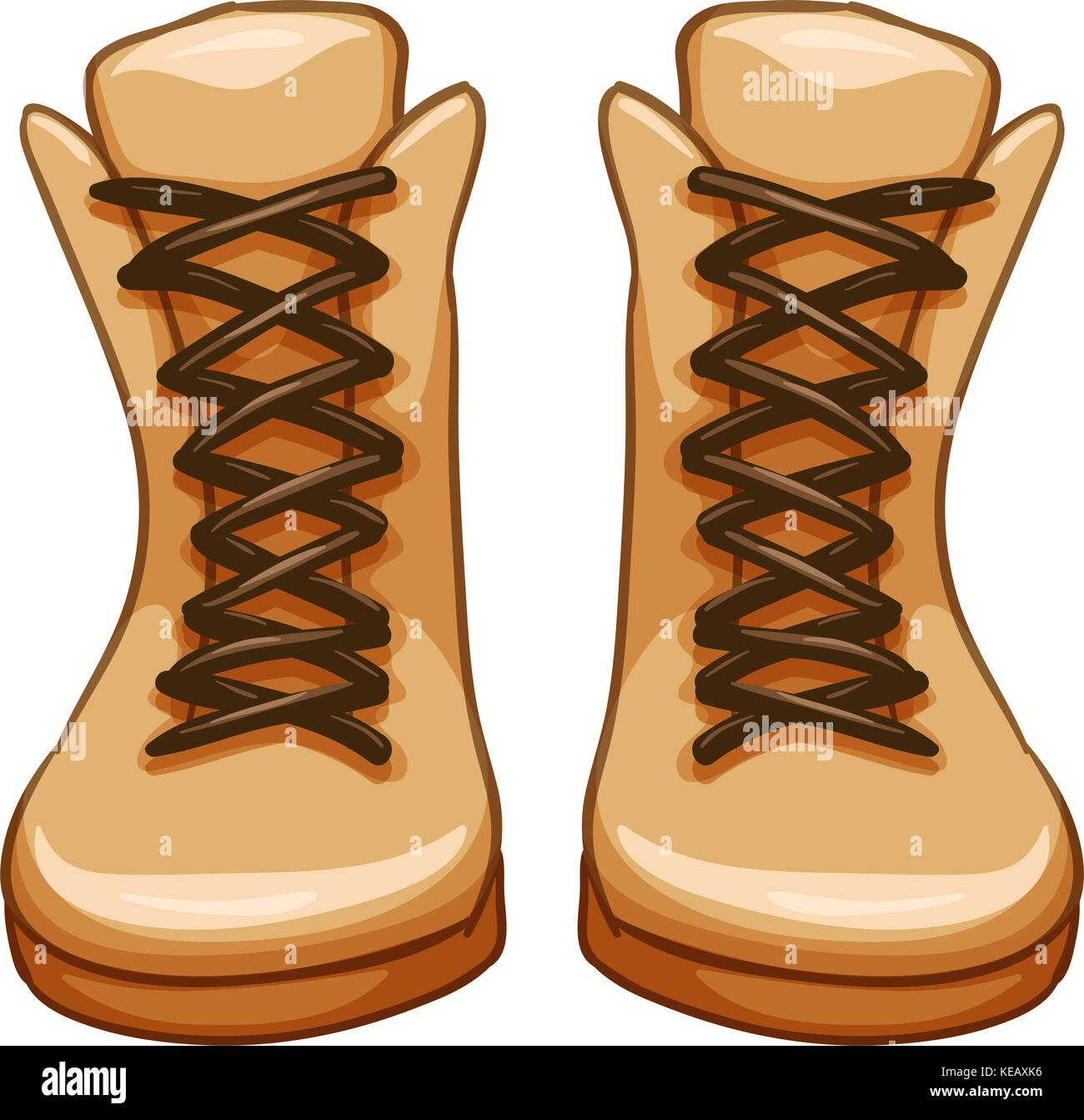 Shoelaces vector vectors Cut Out Stock Images & Pictures - Alamy