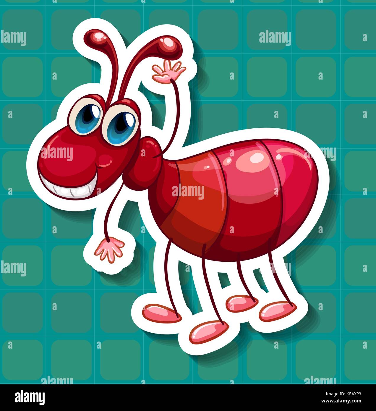 Cartoon ant smiling hi-res stock photography and images - Alamy