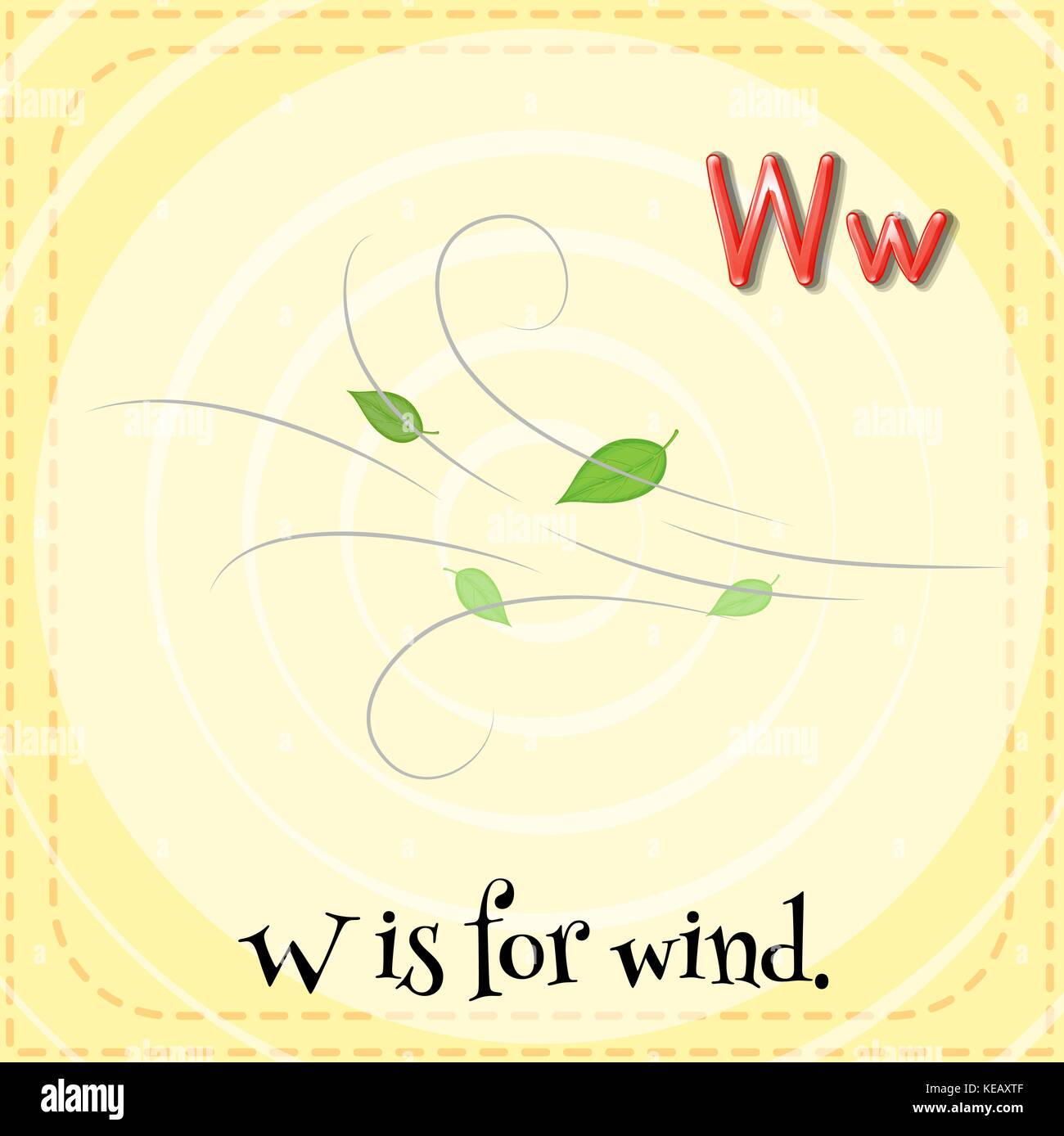 Wind Blown Alphabet Letters