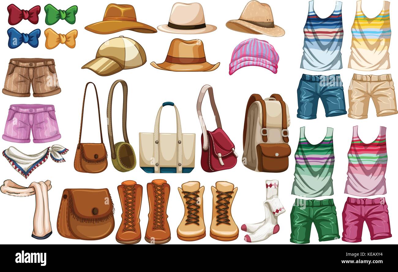 Different hipster items for boys and girls Stock Vector Image & Art - Alamy