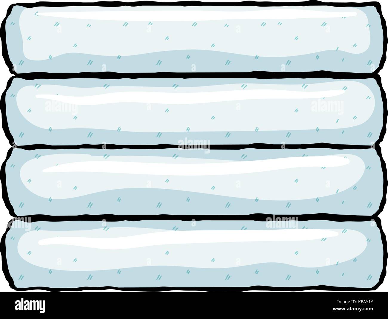 Illustration of a Stack of towels Stock Vector Image & Art - Alamy